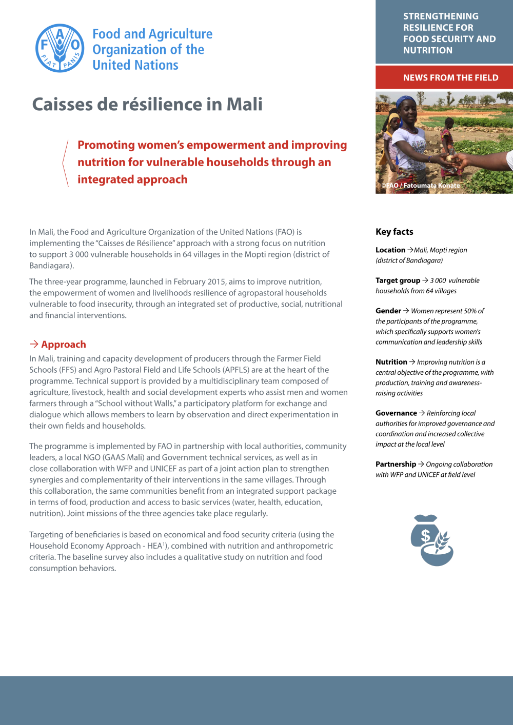 Thematic guidelines - Livelihoods Centre