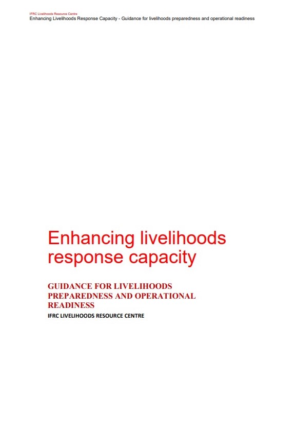 Thematic guidelines - Livelihoods Centre